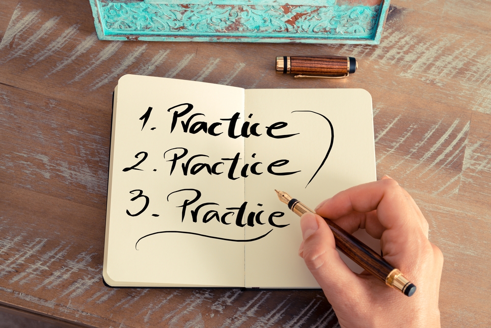 Oefenen, oefenen, oefenen. En dan trainen. - Boom Management