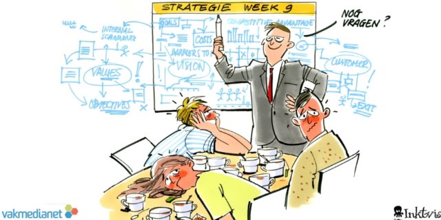 Cartoon strategie is executie - Boom Management