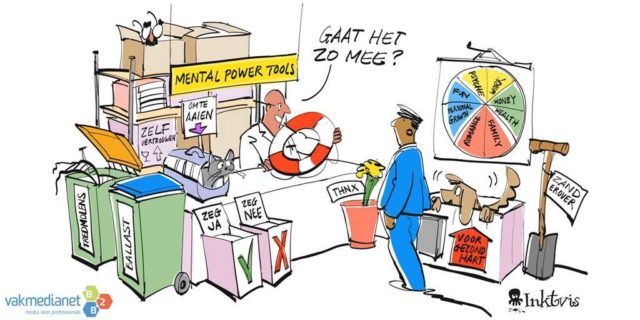 Cartoon Ga doen wat je écht belangrijk vindt - Boom Management