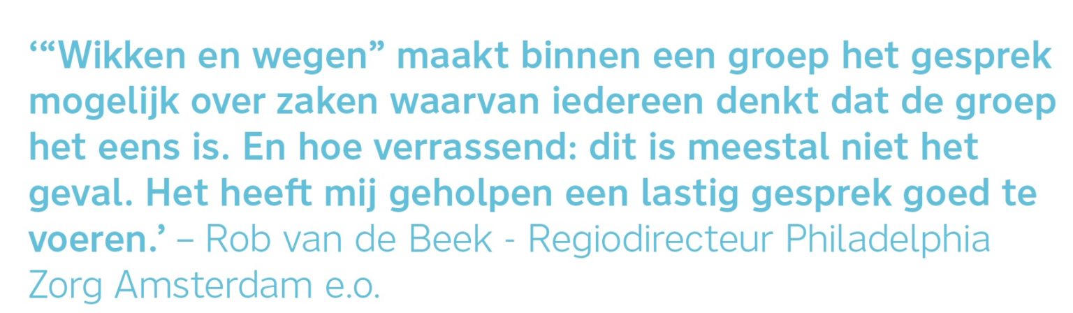 Wikken en wegen - Boom Management