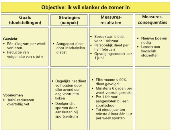 Het OGSM model: zo werkt het - Boom Management