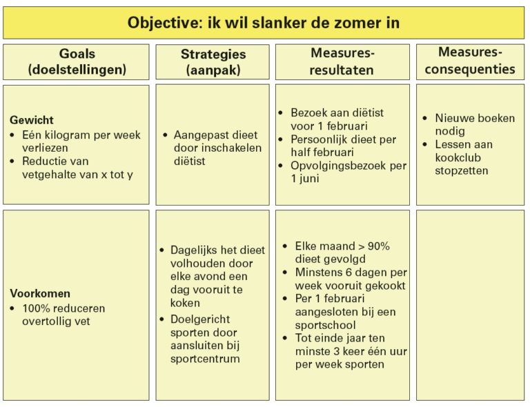 Het OGSM model: zo werkt het - Boom Management
